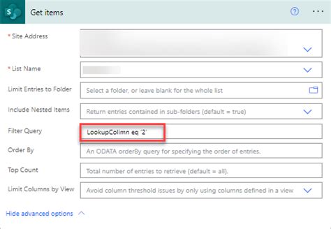guide to using sharepoint filter queries in power automate