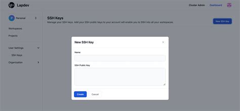 Ssh Keys Lapdev Docs