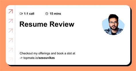 Resume Review With Souvik Ghosh