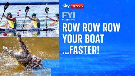 OMG Row Row Row Your Boat Faster 00 54 First News Live