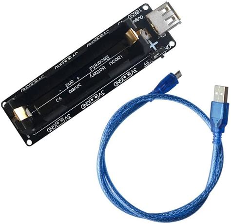Amazon 18650 Battery Shield Board V3 Micro USB Charger ESP32 For