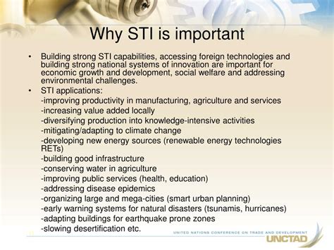 Ppt Science Technology And Innovation Sti Growth And Development