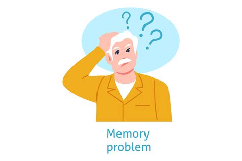 Memory Problem In Senior Age Medical Ol Graphic By Vectorbum Creative Fabrica
