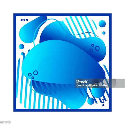 동적 컬러 액체 모양 배경입니다 현대 그라데이션 배너입니다 흐르는 유체 배경 추상 모양 프레임입니다 플라이어 디자인을 위한 벡터 절연 템플릿입니다 0명에 대한 스톡 벡터