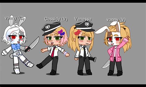 The Vannys And The Night Gards Main Au Fnaf Fnaf Art Afton