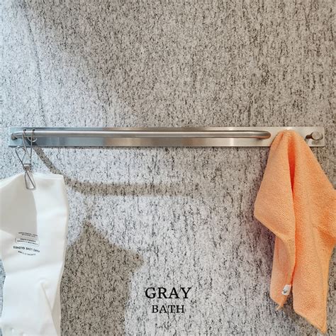 그레이바스 스테인레스 수건걸이 후크 샤워볼 걸이 56cm 위시버킷