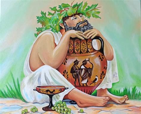 Dionysus Greek God Drawing