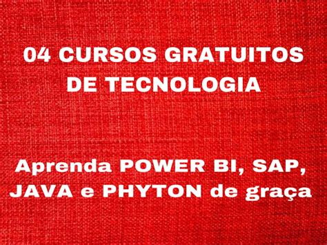 isabella teixeira marques on linkedin cursosgratuitos java powerbi sap phyton