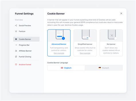 settings modal by simon lürwer for