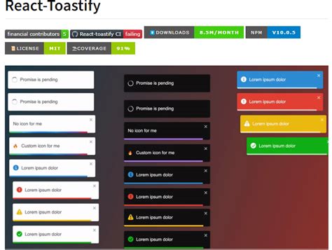 React Toastify 라이브러리를 활용하여 커스텀 토스트 알림 컴포넌트 만들기