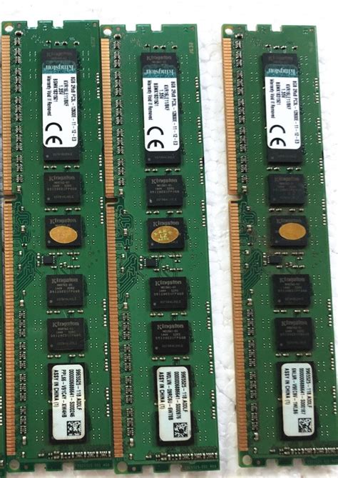 Kingston Ddr3 8gb 1600mhz Ecc Ram 1 35v 8gb 2rx8 Pc3l 12800e Desktop Server Memory 240pin 1pcs