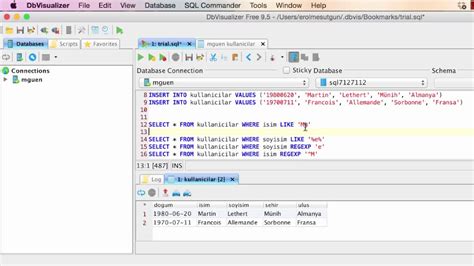 Yakın Kampüs Mysql Ders 6 Where Regexp Vs Like Youtube