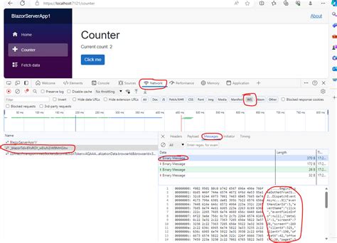 How To View Web Socket Request In The Chrome Dev Tool In Blazor Server