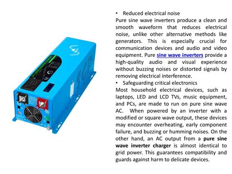 Ppt Advantages Of Using Sine Wave Inverters Powerpoint Presentation