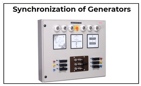 Synchronization Of Generators 2022 Step By Step Guide Pdf Linquip