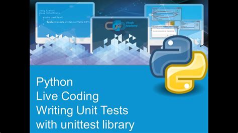 Python Writing Unit Tests With Unittest Library Live Coding Youtube