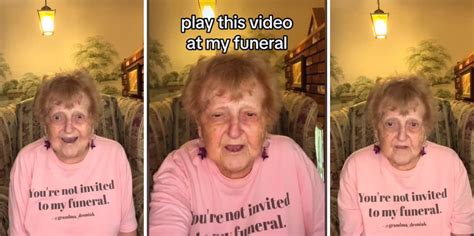 Grandma Recites Her Own Funeral Speech Disinvites Certain People YourTango