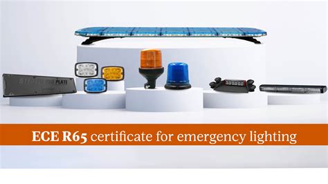 Ece R65 Certificate Emergency Shop