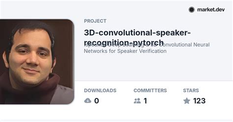 3d Convolutional Speaker Recognition Pytorch Ecosystem Directory