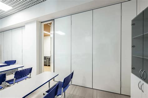 We Manufactured And Installed Folding Partitions In The School