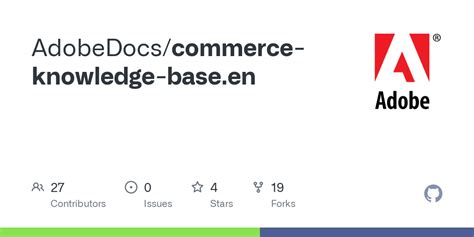 github adobedocs commerce knowledge base en