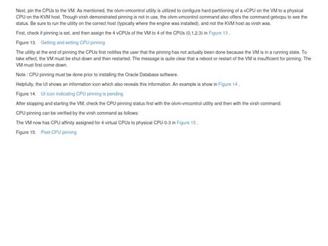 Setup Cpu Pinning Installing And Configuring Oracle Linux Kvm On Dell