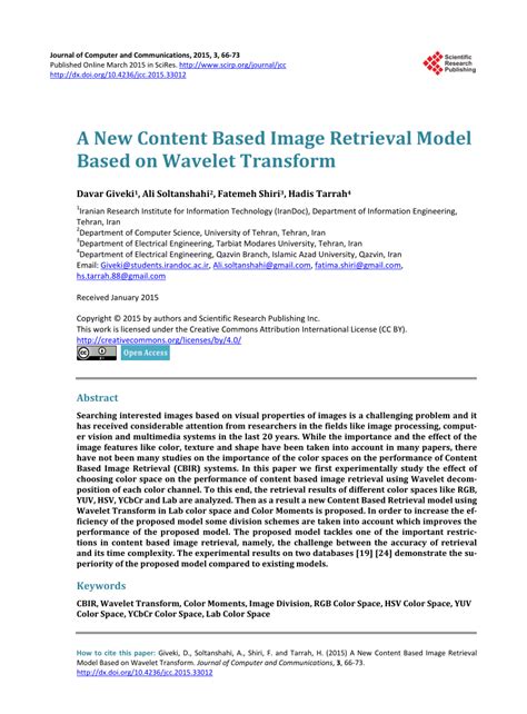 pdf a new sift based image descriptor applicable for content based
