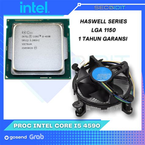 Jual Processor Intel Core I5 4590 Socket 1150 Haswell Tray Dengan Fan Intel Shopee Indonesia