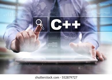 C Programming Language Mobile Development Concept Stock Photo