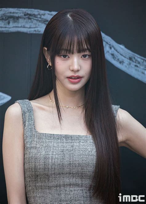 [포토] 아이브 장원영 귀여운 사랑체 헤어스타일 긴 머리 헤어스타일 연예인