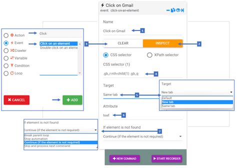 Click On An Element Event Rtila Web Business Automation