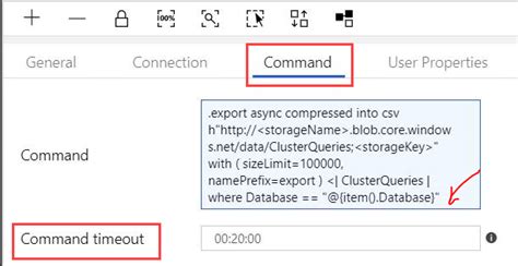 Azure Data Explorer Command Block Does Not Show Parameters For