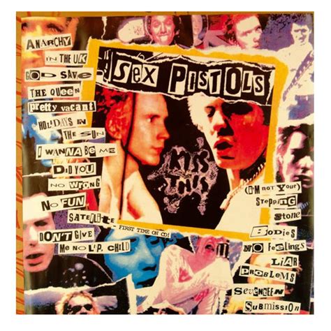 Sex Pistols Colour Newspaper Greetings Card Eyesore Merch