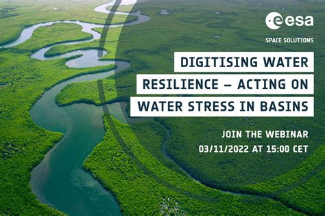 Esa Space Solutions On Linkedin Esaspacesolutions Ceowatermandate Waterresiliencecoalition…