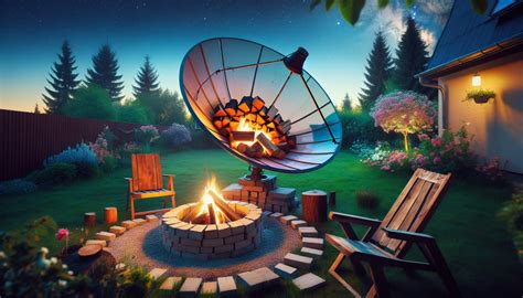 Repurposing Your Old Satellite Dish Diy Backyard Fire Pit Guide The