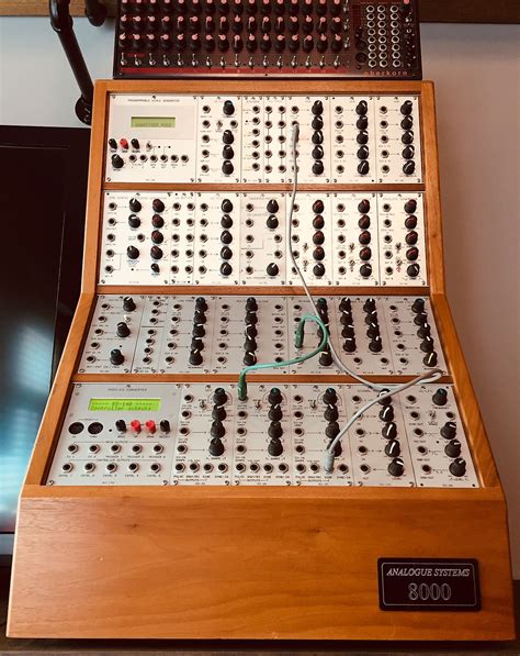 MATRIXSYNTH Analogue Systems RS 8000 Solid Walnut Cabinet Radiohead