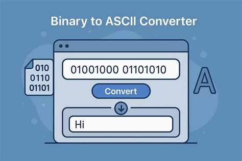 Binary To Ascii Converter Decode Binary Code To Ascii Text