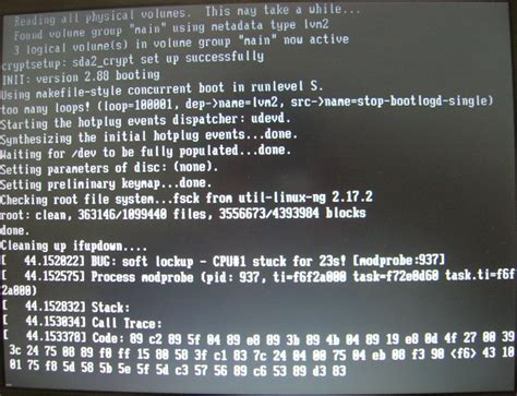 Why Does Linux Kernel Debian Backport Hang During Boot Unix Linux Stack Exchange