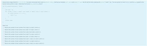 Solved Assume That A Singly Linked List 1 2 3 4 5 Has