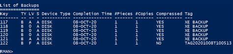 Oracle Rman Extra Item Created In Backup Stack Overflow