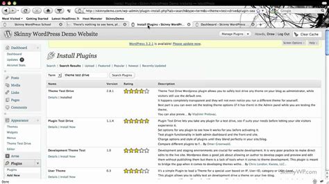 Wordpress Tutorial Theme Test Drive Plugin Dieno Digital Marketing