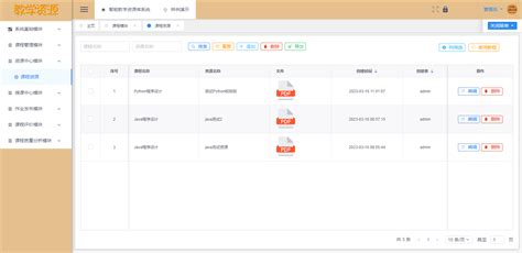 智能教学资源库系统JAVA Vue SpringBoot MySQL CSDN社区
