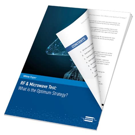 Rf Microwave Test Strategy White Paper