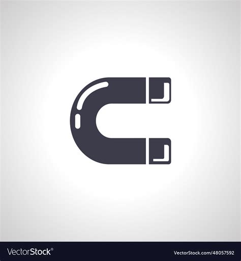 Magnet Icon Magnet Isolated Icon Royalty Free Vector Image