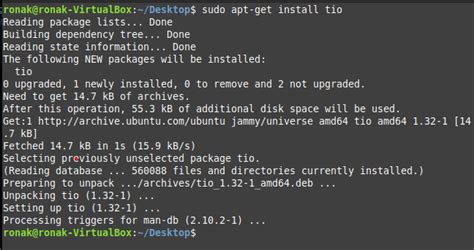 Tio Effortless And Easiest 1 Way Installation On Linux