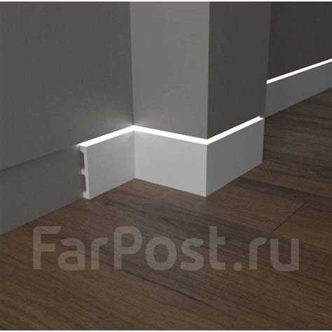 Плинтус напольный ударопрочный под покраску Decor-Dizayn DD709 100мм, в ...