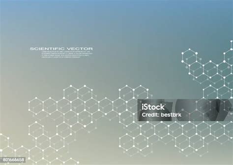 6 각형 구조 분자 신경 시스템 유전과 화학 화합물의 Dna 벡터 일러스트 레이 션 Dna에 대한 스톡 벡터 아트 및 기타