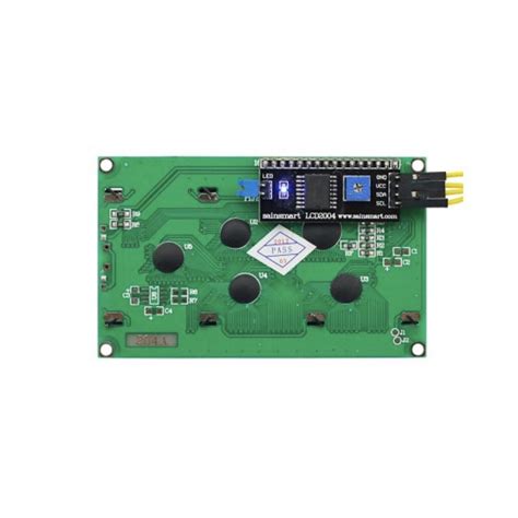 Lcd Display Module 1602a With I2c Yellow Backlight With Black Characters Robomaterial