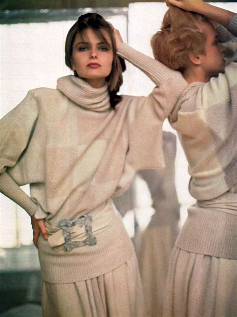 Laura Biagiotti Harpers Bazaar September 1984 Photograph By Arthur