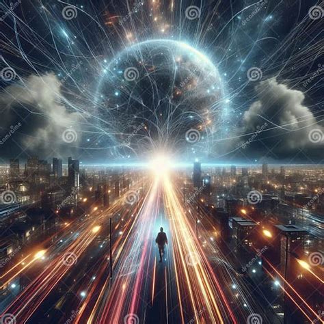 Strobe Effect A Visual Effect That Uses Fast Or Rapid Flashes O Stock Illustration